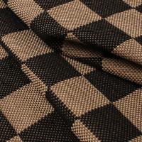 China 1.0mm Thick Waterproof Linen Plaid Flax Fabric - 1.4mm Thickness, 137cm Width for Sofa & Automotive Applications for sale