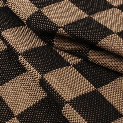 China 1.0mm Thick Waterproof Linen Plaid Flax Fabric - 1.4mm Thickness, 137cm Width for Sofa & Automotive Applications for sale