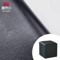China PVC 882 Cowhide Embossed Synthetic Leather 0.6mm 140cm for Furniture Upholstery for sale
