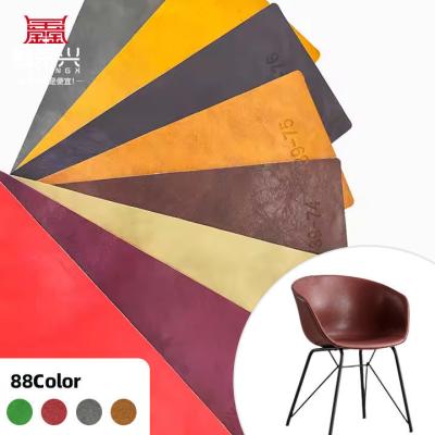 China Microfiber PVC Leather 0.8mm 54/55in Waterproof Abrasion Resistant Upholstery Fabric for sale
