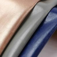China PVC Oily Wax Synthetic Leather for Furniture 54 Inch Width 0.7mm Thickness for sale