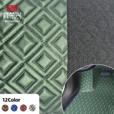 China 7MM Thick PVC Embossed Synthetic Leather for Car Seats and Furniture Upholstery, 140-180CM Width for sale