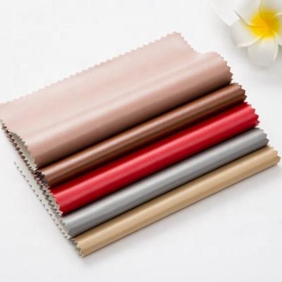 China PU Synthetic Leather with TC Cloth Backing 0.7mm Thickness 1.37-1.40mm Width for Shoes and Accessories for sale