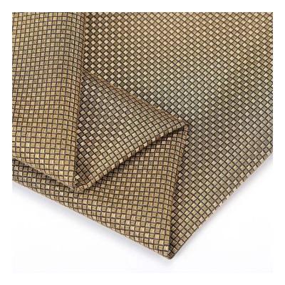 China Small Weave Pattern PVC Leather Fabric 0.6mm Thickness 140cm Width for Furniture and Packaging for sale
