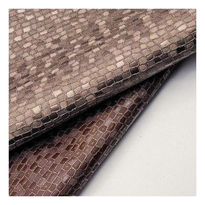 China Wholesale PVC Pearly Stone Grain Faux Leather Fabric 0.6mm 140cm for Shoes Box Notebook Packaging for sale