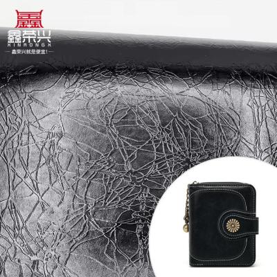 China Wholesale PVC Synthetic Leather 0.5mm 140cm Lightning Grain Pattern for Wallet Box Notebook Fabric for sale