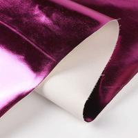 China Metal Film PU R61 Sheep Grain Synthetic Leather Fabric 0.5mm 140cm for Wallet Shoes Bags for sale