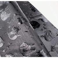 China Wholesale PVC Synthetic Leather 0.5mm 140cm Panda Grain Pattern for Wallet Box Shoes Notebook Fabric for sale