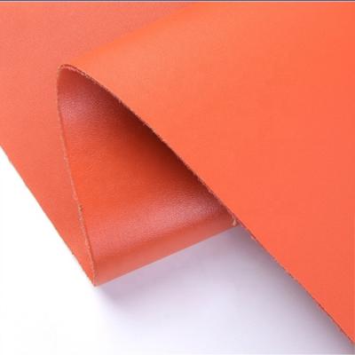 China 1.8mm Thickness PVC Leather Sheepskin Grain Pattern 48 Colors Double Face Artificial Synthetic Leather for Furniture and Bags for sale