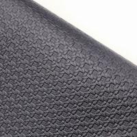China Woven PVC Synthetic Leather Fabric 0.9mm Thickness 140cm Width for Handbags Furniture Upholstery for sale
