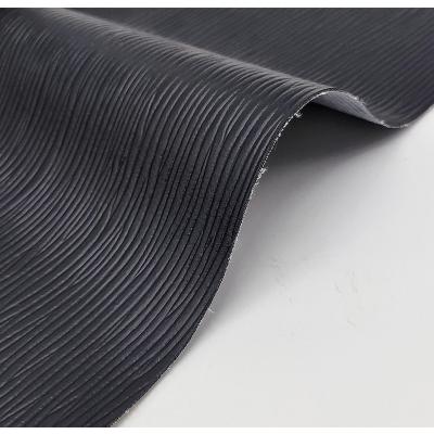 China 0.9mm Thick 140cm Wide PVC Leather with Knitted Backing for Bags and Furniture for sale