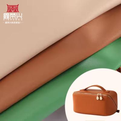 China 0.7mm PU Synthetic Leather 140cm Width Napa Pattern Faux Leather for Bags Wallets Belts for sale