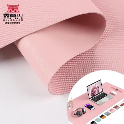 China Non-slip Diamond Pattern PVC Faux Leather Fabric 1.8mm 137cm for Bags Furniture for sale