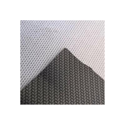 China Wear Resisting PVC Weave Pattern Artificial Synthetic Leather 0.6mm 160cm for Car Sofa Fabric for sale