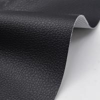 China 1.0mm PVC Leather 137cm Width Lychee Pattern Tear Resistant Artificial Leather for Car Seat Cover Fabric for sale