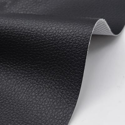 China 1.0mm PVC Leather 137cm Width Lychee Pattern Tear Resistant Artificial Leather for Car Seat Cover Fabric for sale