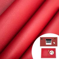 China PVC Lamb Grain Double Face Synthetic Leather 1.8mm 140cm Waterproof for Bags Belts for sale