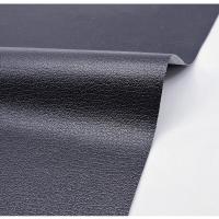 China PVC Embossed Litchi Grain Artificial Synthetic Leather 0.6mm-1.0mm for Chair Sofa Shoes Car Upholstery for sale