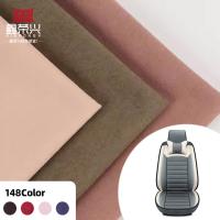 China Microfiber Suede Synthetic Leather Fabric 0.6mm 137cm for Car Seats Automotive Trim Pillow Sofa Bag Wallet Case Shoes for sale