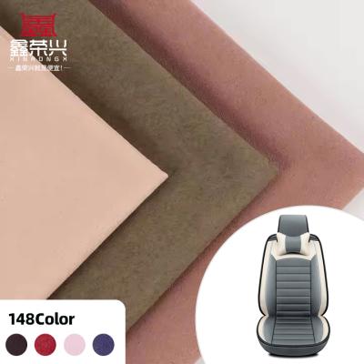 China Microfiber Suede Synthetic Leather Fabric 0.6mm 137cm for Car Seats Automotive Trim Pillow Sofa Bag Wallet Case Shoes for sale