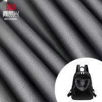 China PVC Cowhide Grain Synthetic Artificial Lining Leather 1.37m Width 0.6-1.4mm Thickness for Bag Sofa Luggage for sale