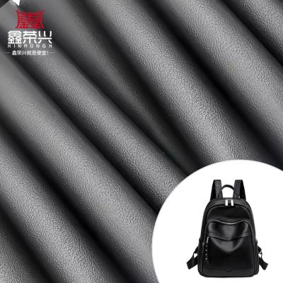 China PVC Cowhide Grain Synthetic Artificial Lining Leather 1.37m Width 0.6-1.4mm Thickness for Bag Sofa Luggage for sale