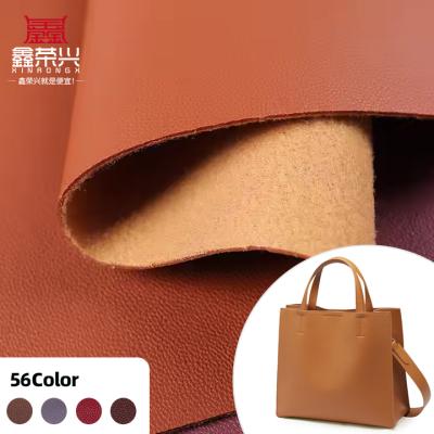 China ECO Semi PU Sheep Grain Synthetic Leather 1.2mm 137cm for Sofa Chair Bag Shoes Car Faux Leather Fabric for sale
