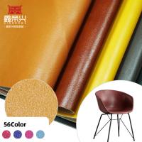 China 1.1mm Thick PVC Cowhide Grain Artificial Synthetic Leather Fabric for Shoes Bags Photo Album 137cm Width for sale