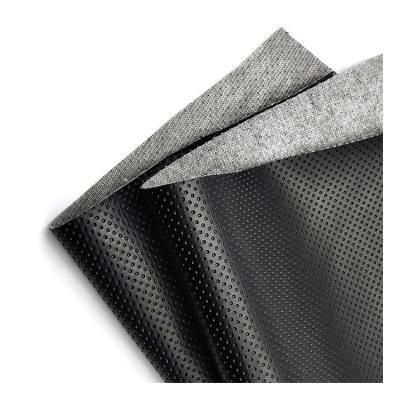 China Wear Resisting PVC Punched Leather Artificial Synthetic Leather 0.7mm 140cm for Luggage Bag Chair Sofa for sale