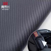 China PVC Faux Leather with Woven Grain Pattern 0.6-1.0mm for Furniture Car Seat Sofa for sale