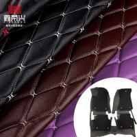 China Custom Quilted PVC Synthetic Leather 1.8mm Thick 140cm Wide Embossed Stretchy Foam for Car Seats Furniture Bag for sale