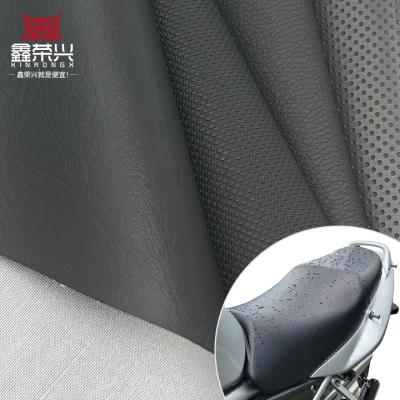 China Elastic PVC Embossed Synthetic Leather 0.6mm 140cm for Motorcycle Car Seat Covers Durable Faux Furniture for sale
