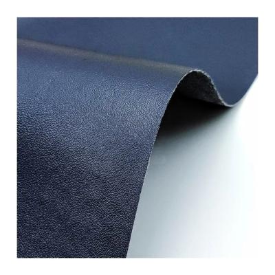 China Wholesale PVC Faux Leather Fabric 0.5mm Thickness 140cm Width Pinhole Pattern Artificial Synthetic Leather for Shoes Notebook Wallet for sale