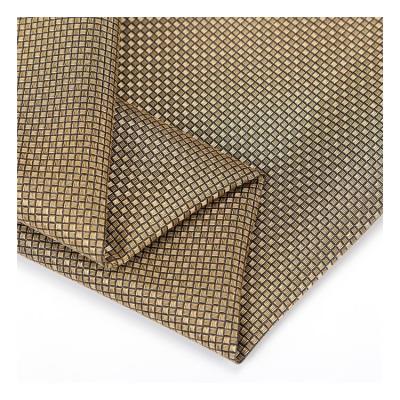 China PVC Faux Leather Fabric 0.6mm 140cm Small Weave Pattern Pearl Light Color for Shoes Wallet Notebook Packaging for sale