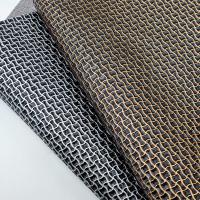 China PVC Golden Silk Leather Fabric 0.6mm Waterproof Metallic Animal Pattern for Shoes Bags Sofa Car Seat Lining for sale