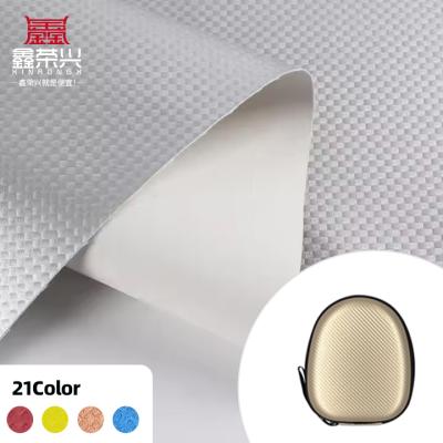 China Elastic PU Carbon Fiber Straw Mat Synthetic Leather 0.5mm 140cm for Clothing Bags Accessories for sale