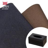 China PVC Sardines Grain Faux Leather Fabric 0.6mm Thickness 140cm Width for Packaging Wallet Box Shoes Notebook for sale