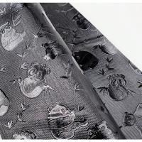 China Wholesale PVC Synthetic Leather 0.5mm 140cm Panda Grain Pattern for Wallet Box Shoes Notebook Fabric for sale