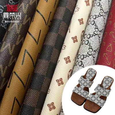 China Wholesale 1.8mm PVC Printed Synthetic Artificial Leather Fabric 140cm Width for Bags Sofa Notebook for sale