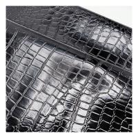 China High Gloss Stone Pattern PVC Synthetic Leather 0.6mm 140cm Width for Shoes Bags Furniture for sale