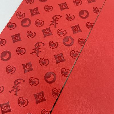 China PU Pressed Embossed Synthetic Faux Leather Fabric 1.2mm 140cm Waterproof Elastic Car Seat Upholstery for sale