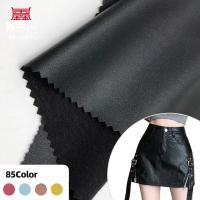 China Elastic Semi-PU B251 Napa Grain Synthetic Leather Fabric 0.5mm 140cm for Clothing Bags Accessories for sale