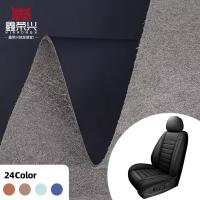 China Microfiber Embossed Napa Pattern Faux Leather Fabric 1.2mm 140cm Waterproof Eco-Friendly for Car Seat Sofa Bag for sale