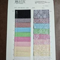 China XR Glitter Synthetic Leather – Rice Pattern & Floral Pattern for sale
