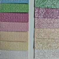 China XR Glitter Synthetic Leather – Rice Pattern & Floral Pattern for sale