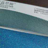 China Laser Macaron Holographic Leather with Mesh Backing for sale