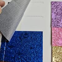China Four-Pointed Star Synthetic Leather 1.4mm Thick PVC PU for Bags Shoes Furniture for sale