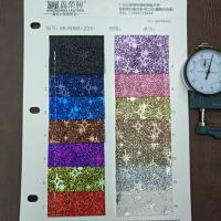 China Four-Pointed Star Synthetic Leather 1.4mm Thick PVC PU for Bags Shoes Furniture for sale