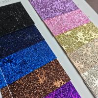 China Four-Pointed Star Synthetic Leather 1.4mm Thick PVC PU for Bags Shoes Furniture for sale
