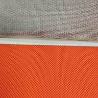 China Diamond Embossed Synthetic Leather 1.0mm for Handbags Footwear Car Seats Furniture for sale
